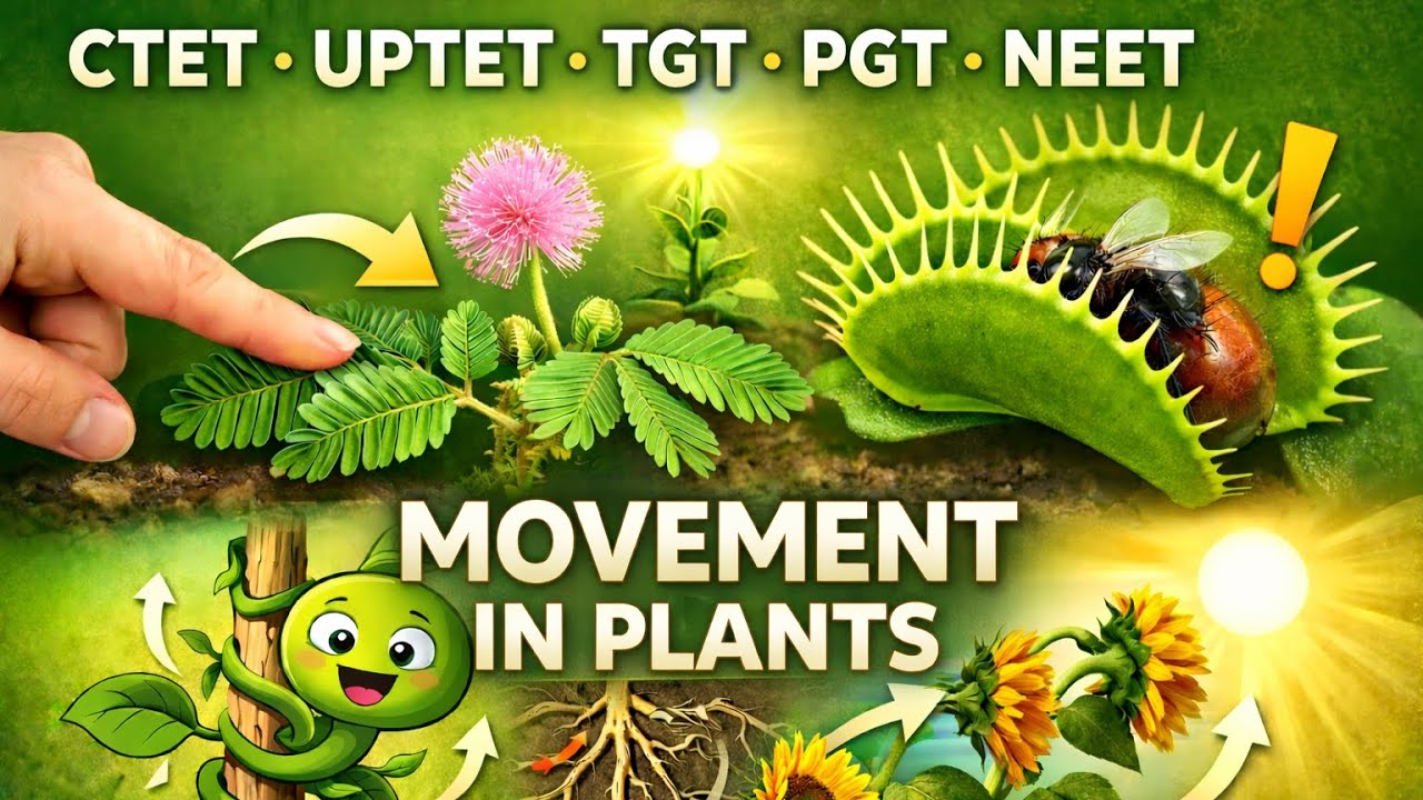 Movement in Plants | Tropic & Nastic Movements Explained with Examples ...