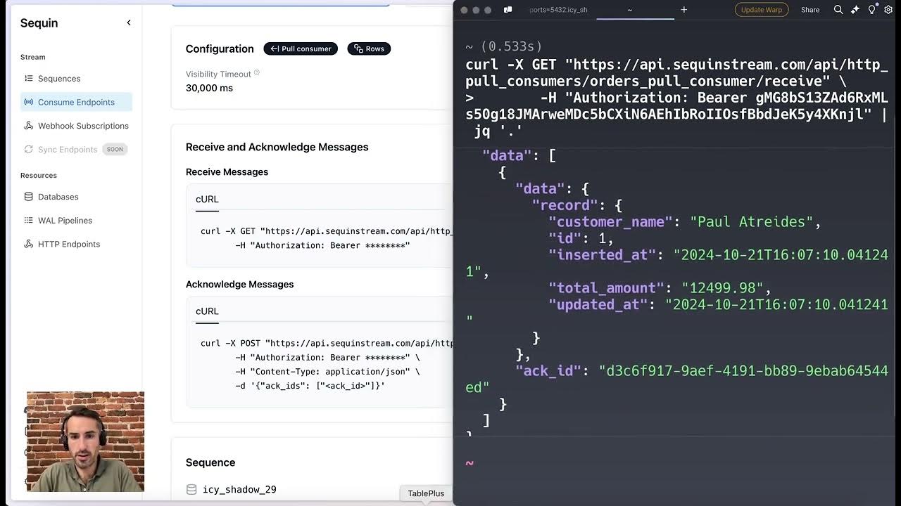 Overview of Postgres streaming with Sequin - YouTube