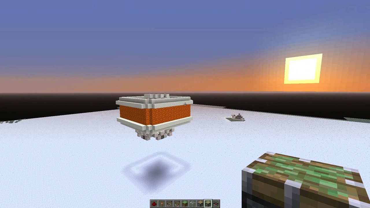 Minecraft - Long range 360 flame arrow(TNT power) - YouTube