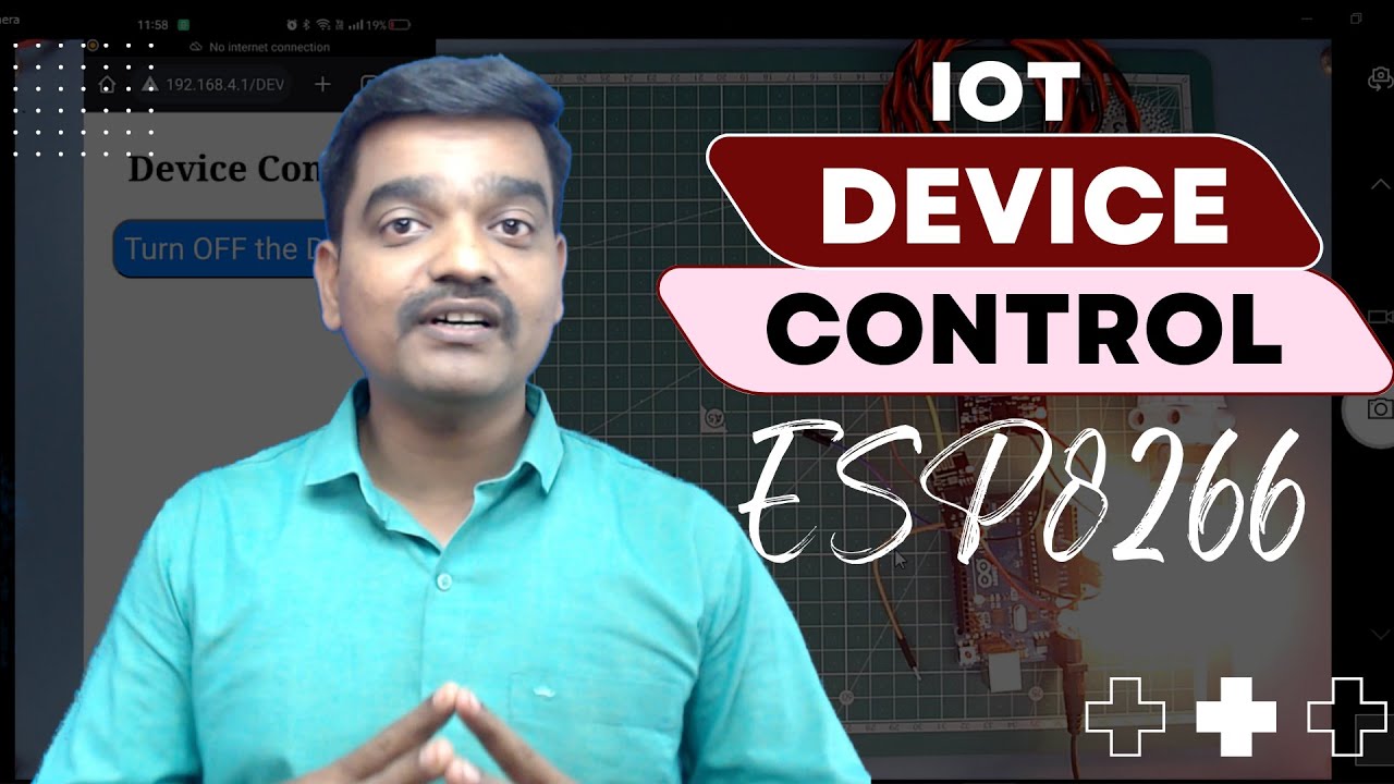 How to Control Your Devices With The IoT ESP8266 Server - YouTube
