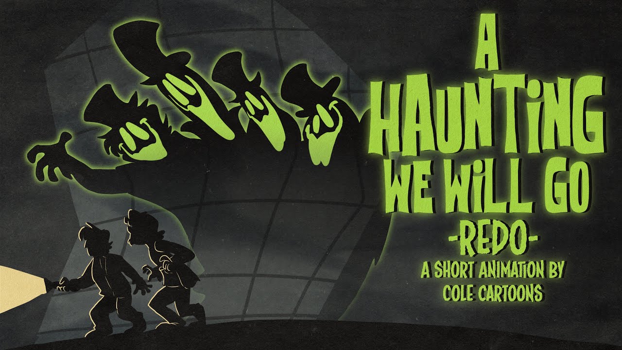 A Haunting We Will Go -Redo Short Spooky Animation- - YouTube
