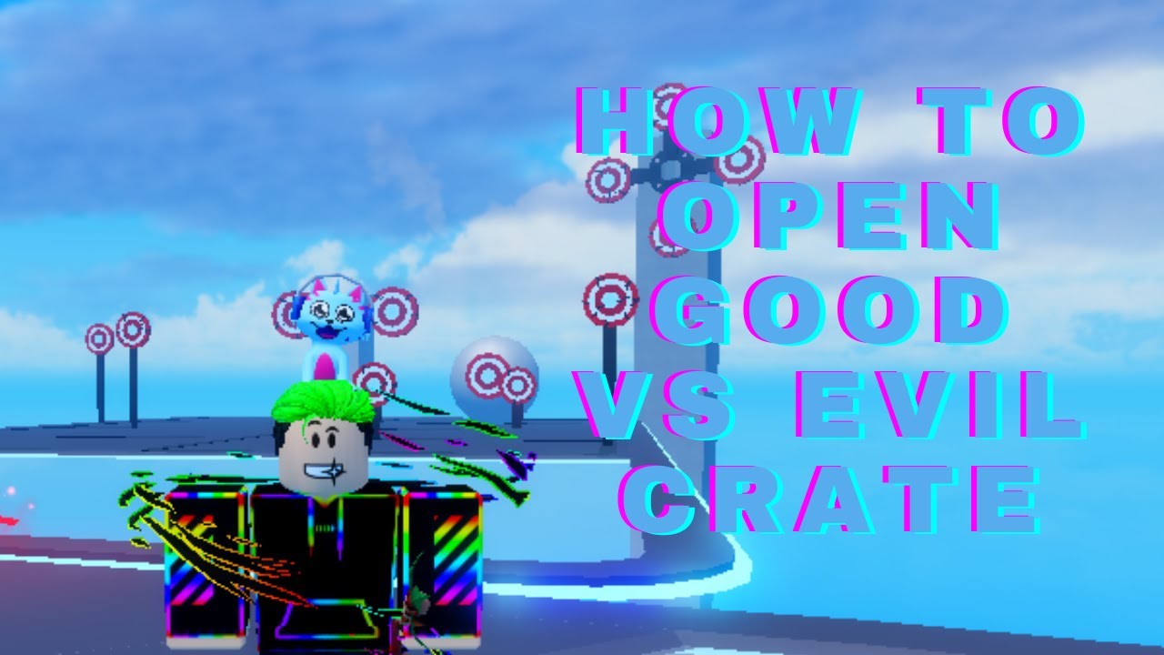How to Open The New GOOD VS EVIL CRATES - Roblox Blade Ball - YouTube