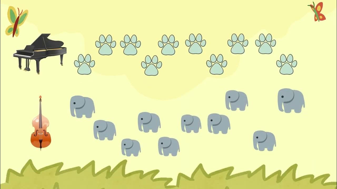 Musicograma Carnaval de los Animales: Elefantes - YouTube