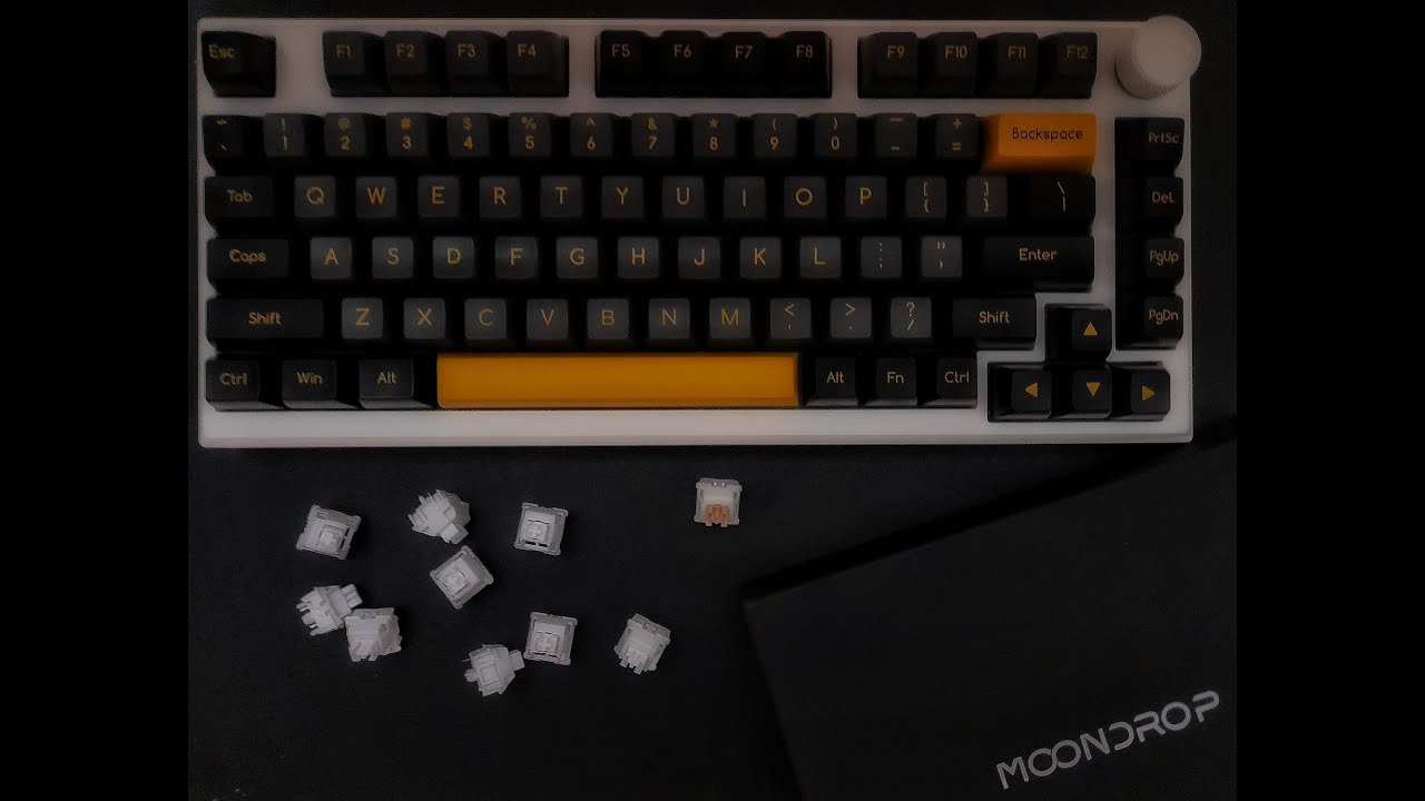 Mod keyboard ft Switch Moondrop Lunalight - YouTube