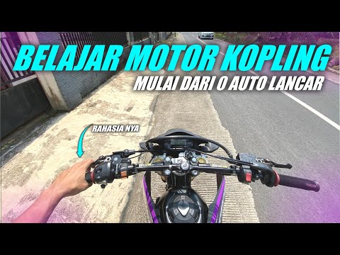 BELAJAR MOTOR KOPLING - Tips Mudah Mengendarai motor kopling CRF 150L