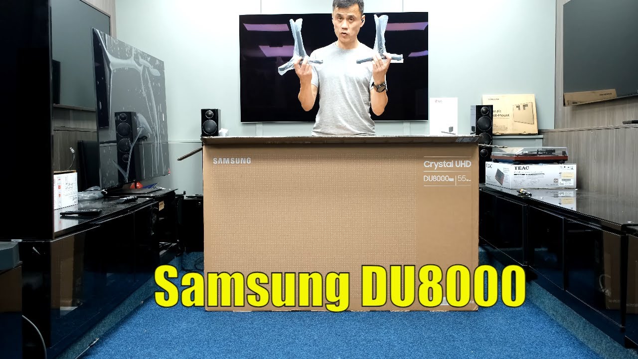 Samsung DU8000 Unboxing, Setup, Test and Review with 4K HDR Demo Videos ...