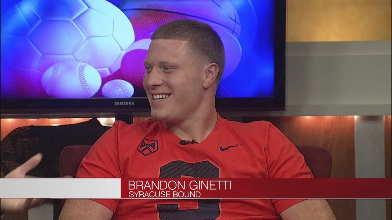 Hamden Hall football star and Syracuse recruit Brandon Ginetti in ...