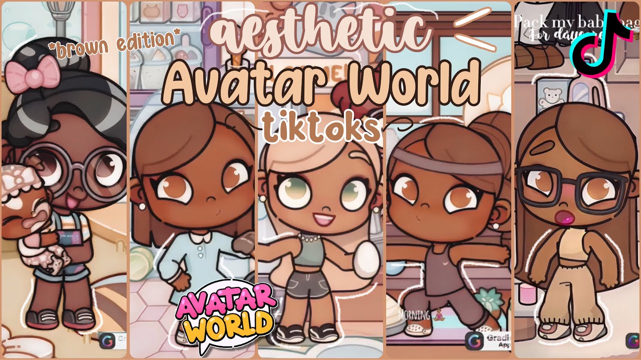 Aesthetic avatar world #9🤎(routines, roleplay, cooking etc.)🧸| Avatar ...