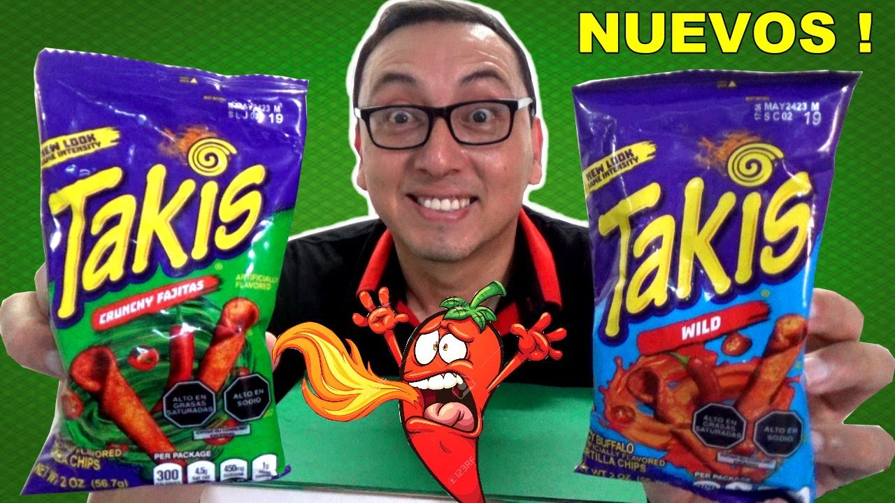 NUEVOS TAKIS "WILD" Y "CRUNCHY FAJITAS" - MI OPINION ! - YouTube