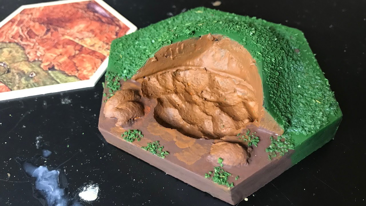 How to make 3d Settlers of Catan Brick Hex - YouTube