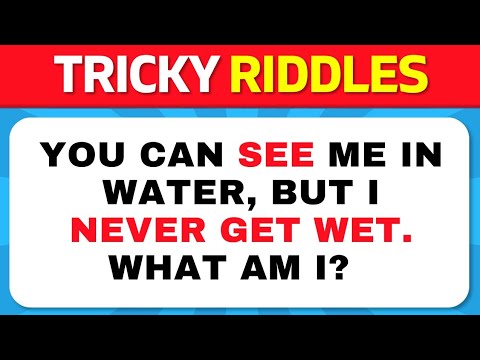ONLY A GENIUS CAN SOLVE THESE RIDDLES 🧩| 20 TRICKY RIDDLES THAT'LL ...