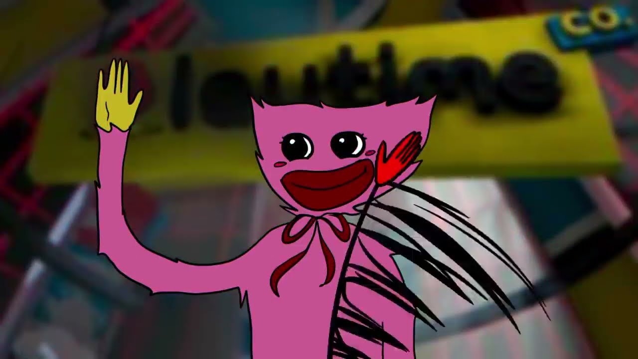 Huggy is very protective over his sister kissy missy… poppy playtime ...