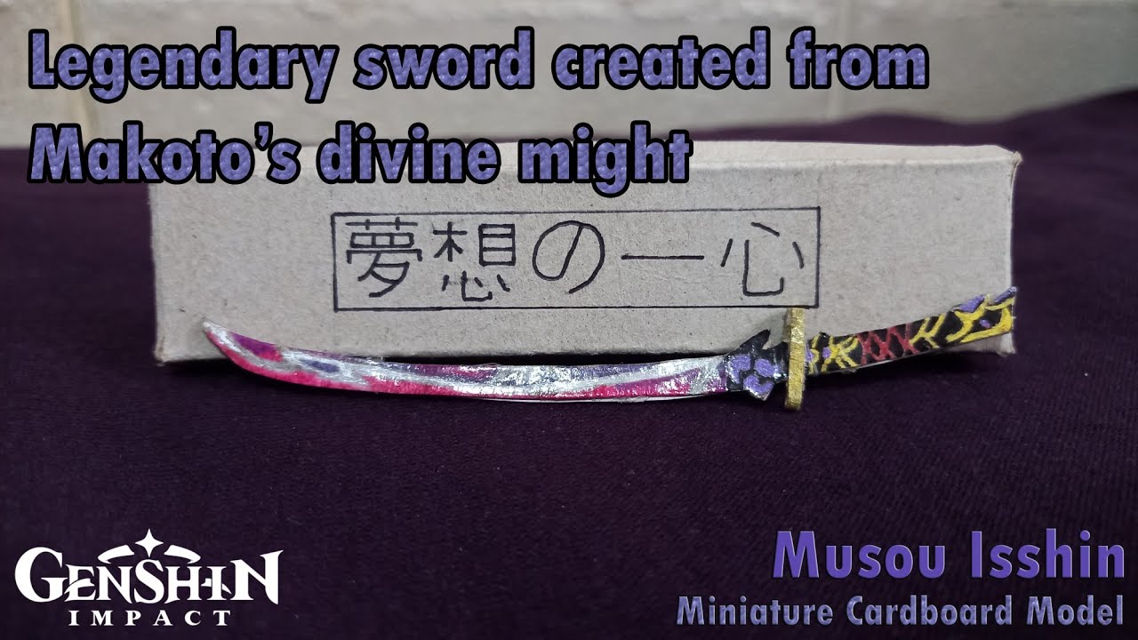 Cardboard Models: Genshin Impact Musou Isshin - YouTube