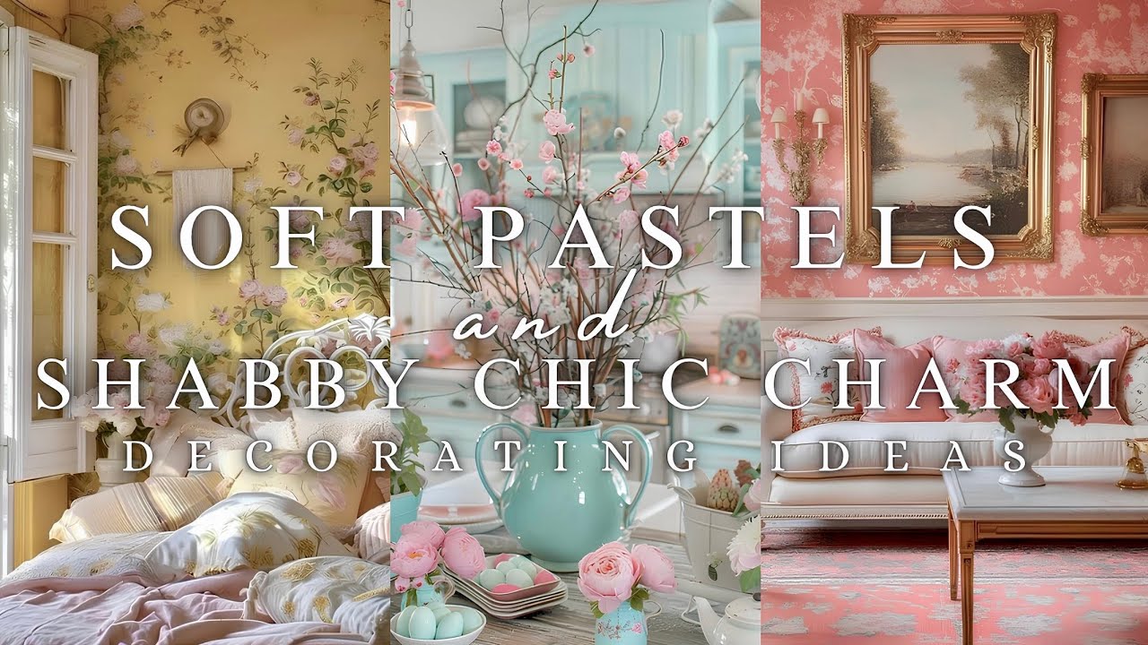 Soft Pastels & Shabby Chic Charm: Create a Luxurious, Elegant Home with ...