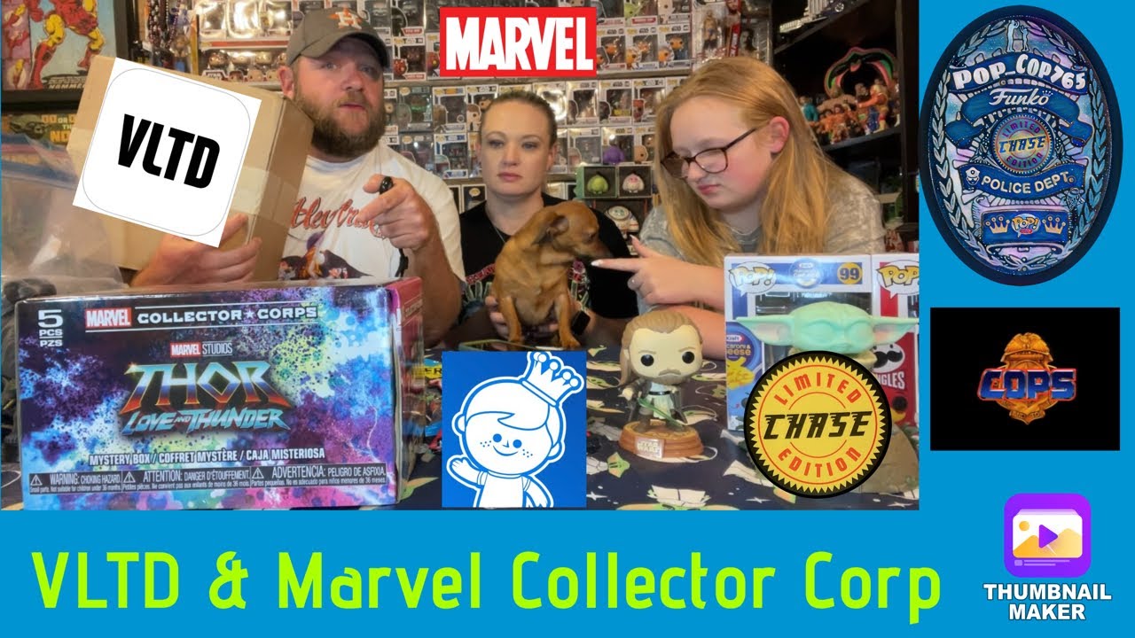 VLTD Mystery Boxes & Marvel Collector Corp Box - YouTube
