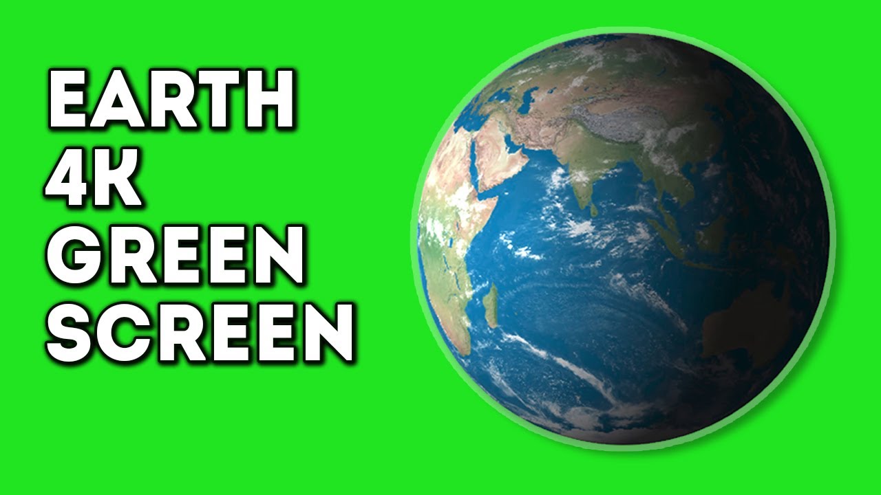 Earth - Planet 4k Green Screen - YouTube