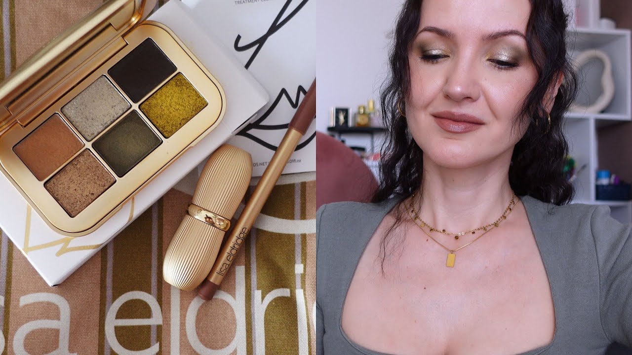 ВАУ! Lisa Eldridge палетка Desert Gleam и помада Rouge Experience в оттенке 187 Toasted. - YouTube