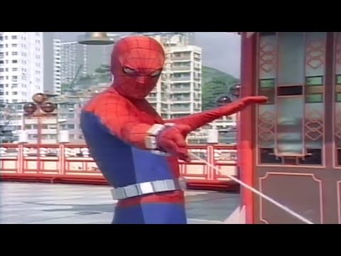 Spider-Man rooftop fight scene | Spider-Man: The Dragon's Challenge Easter egg (1981)