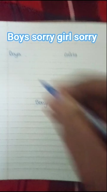 Boys sorry girl sorry#😂😂😂😂🤣🤣 - YouTube