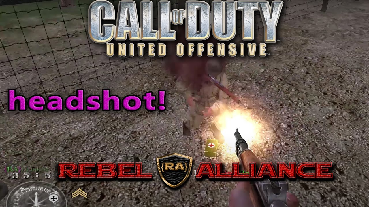 Jumping Headshot Call of Duty UO {RA} Rebel Alliance CTF Server - YouTube
