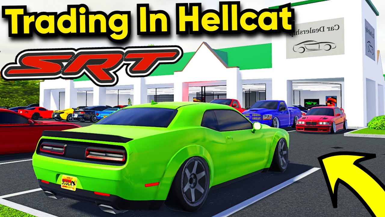 Roblox Roleplay - TRADING IN MY CRAZY 1000HP HELLCAT REDEYE - YouTube