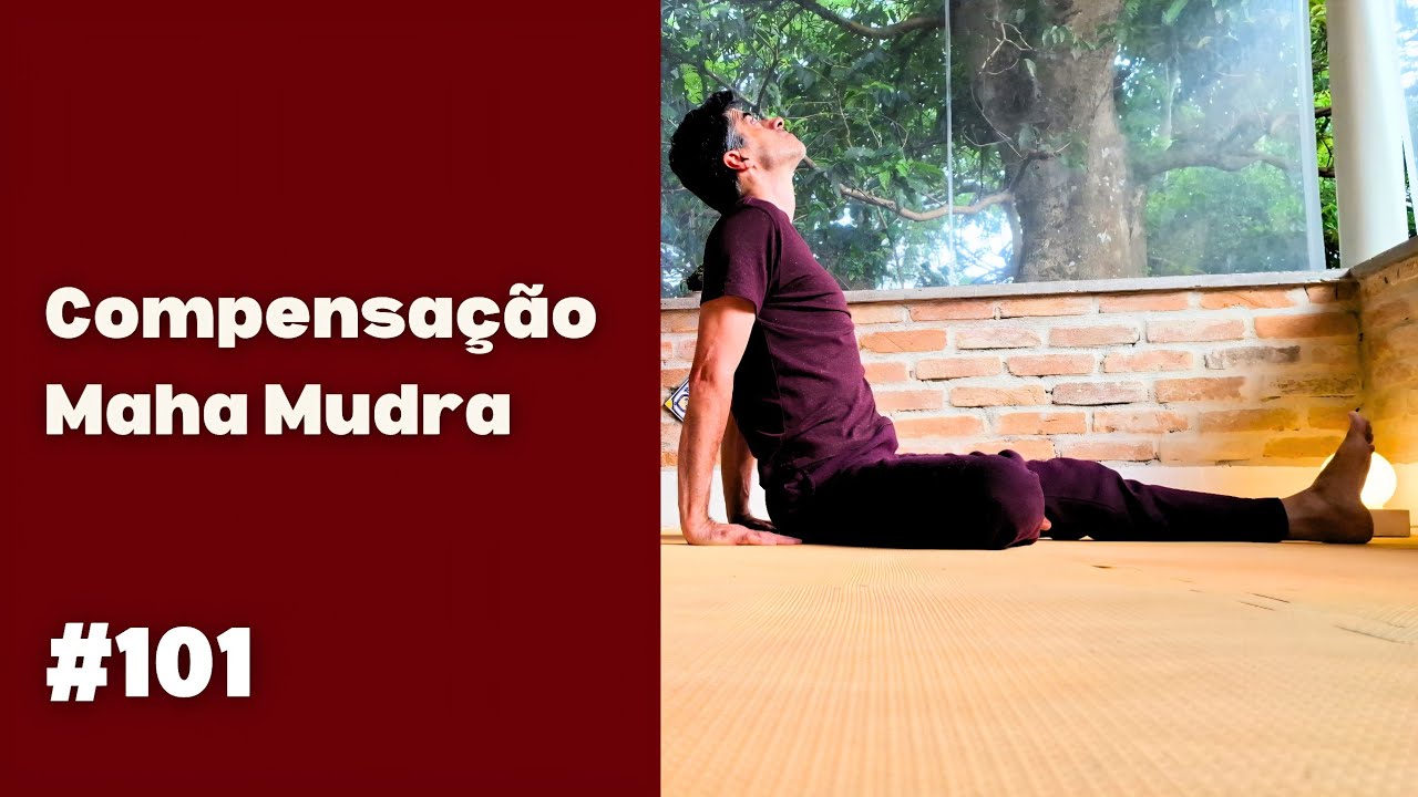 Postura da Compensação do Maha Mudra - 365 Posturas Fáceis de Yoga ...