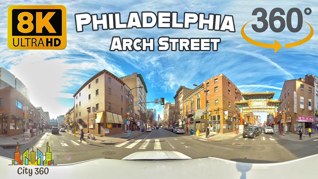Philadelphia - Arch Street - VR 360 8K Video - YouTube