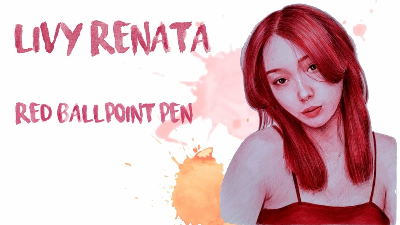 How to draw face using ballpoint pen - YouTube