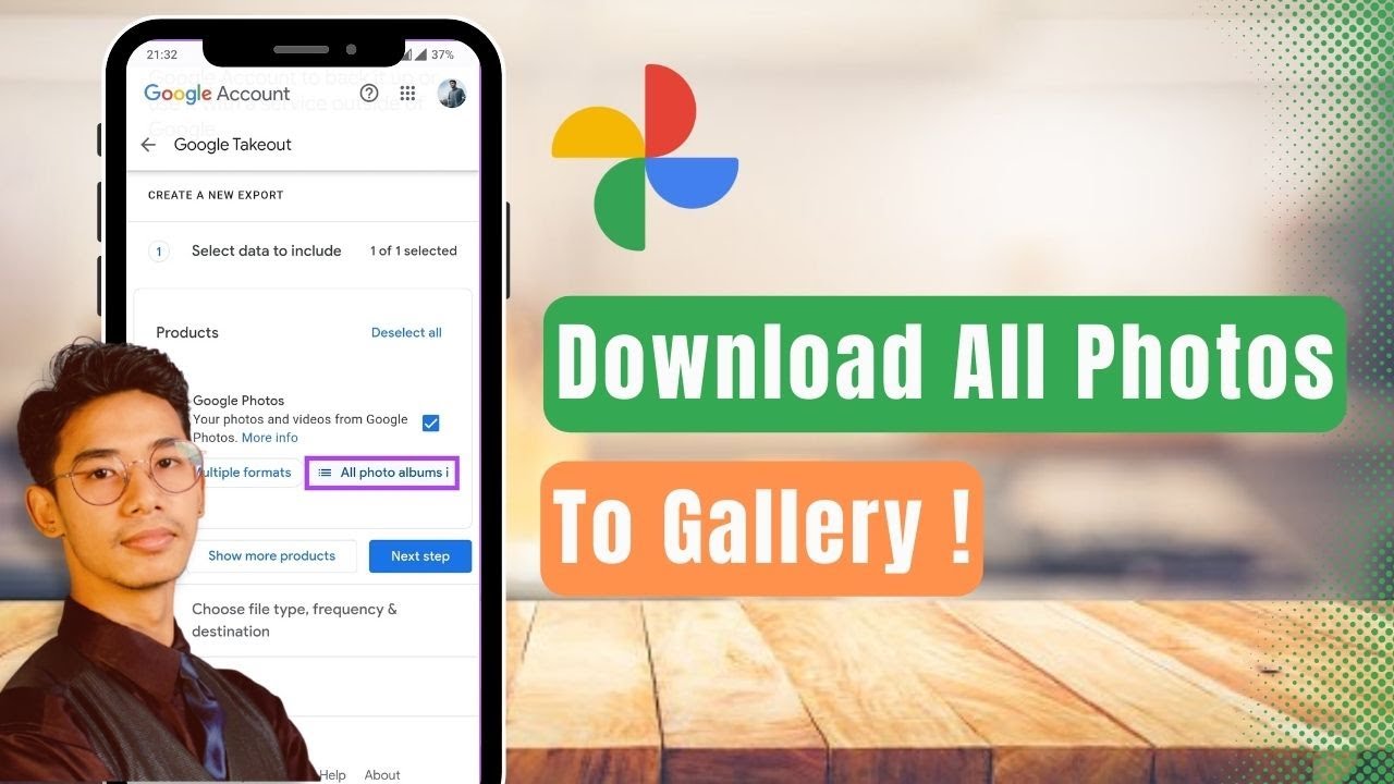 How to Download All Google Photos to Gallery ! - YouTube