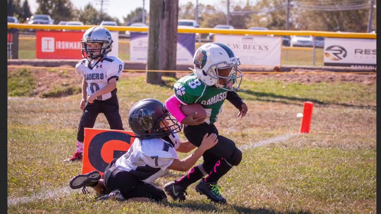 Damari Butler Age 5 ( Pitbull Damascus Football) - YouTube