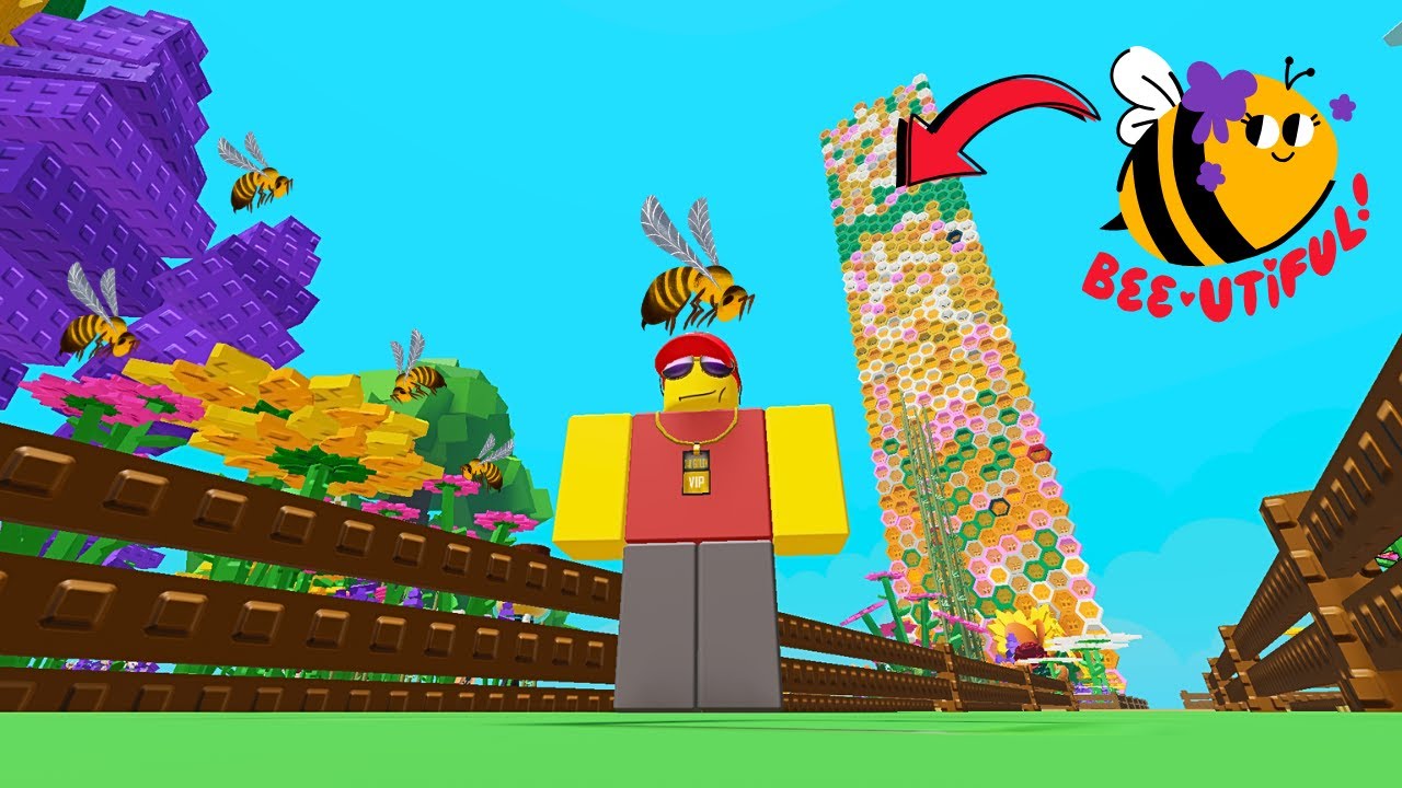 I Built the BIGGEST Beehive in Roblox Build A Beehive! - YouTube