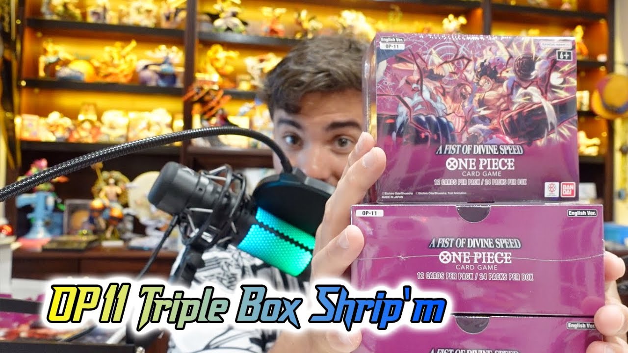 A Fist of Divine Speed - OP11 Booster Box Opening x3 - One Piece Card ...