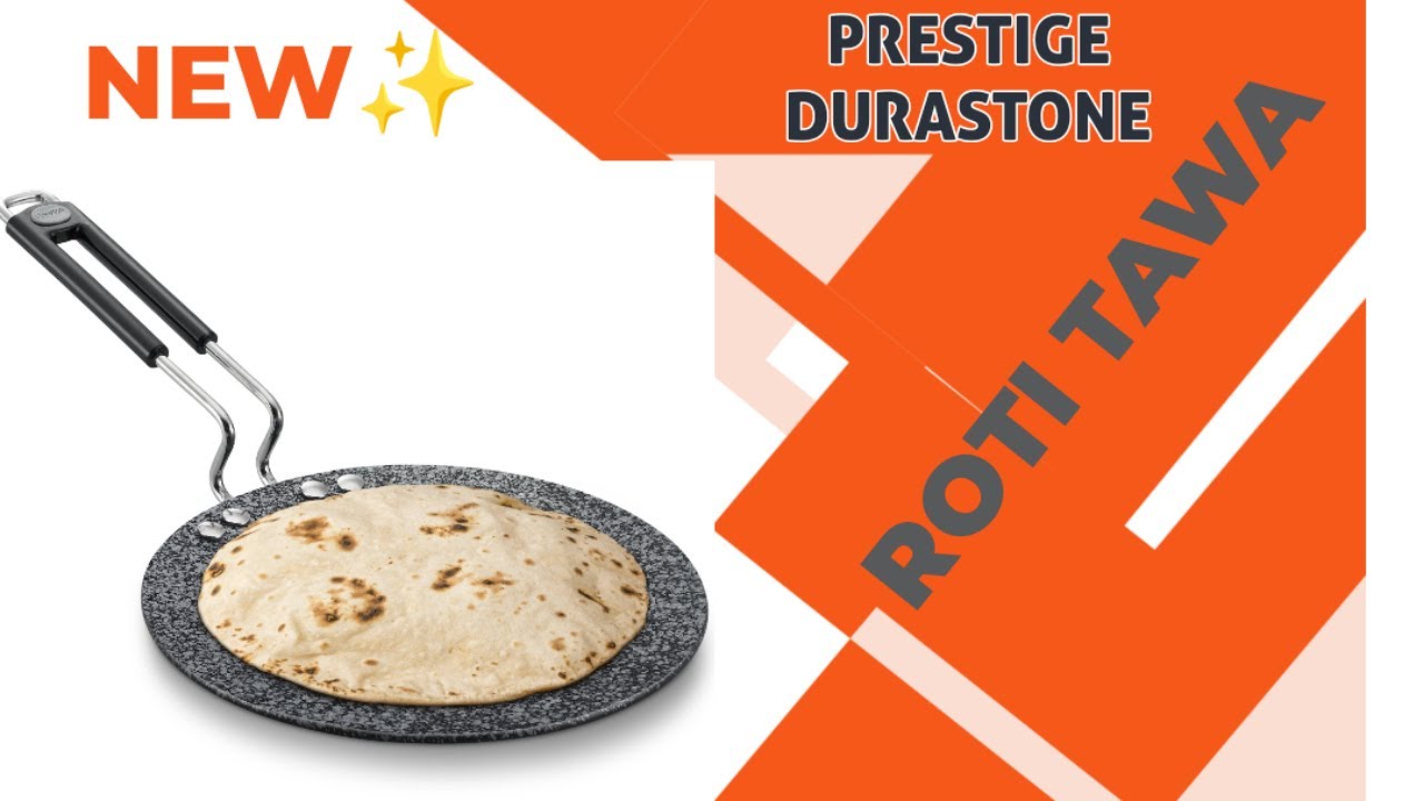 New Prestige Durastone Roti Tawa | Prestige Nonstick Roti Tawa Review ...