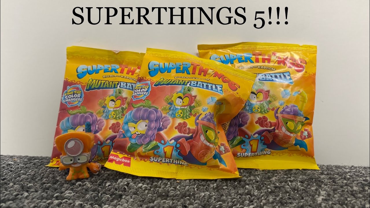 Superthings mutant battle unboxing 5!!! (MORPH FOUND? ☢️) - YouTube