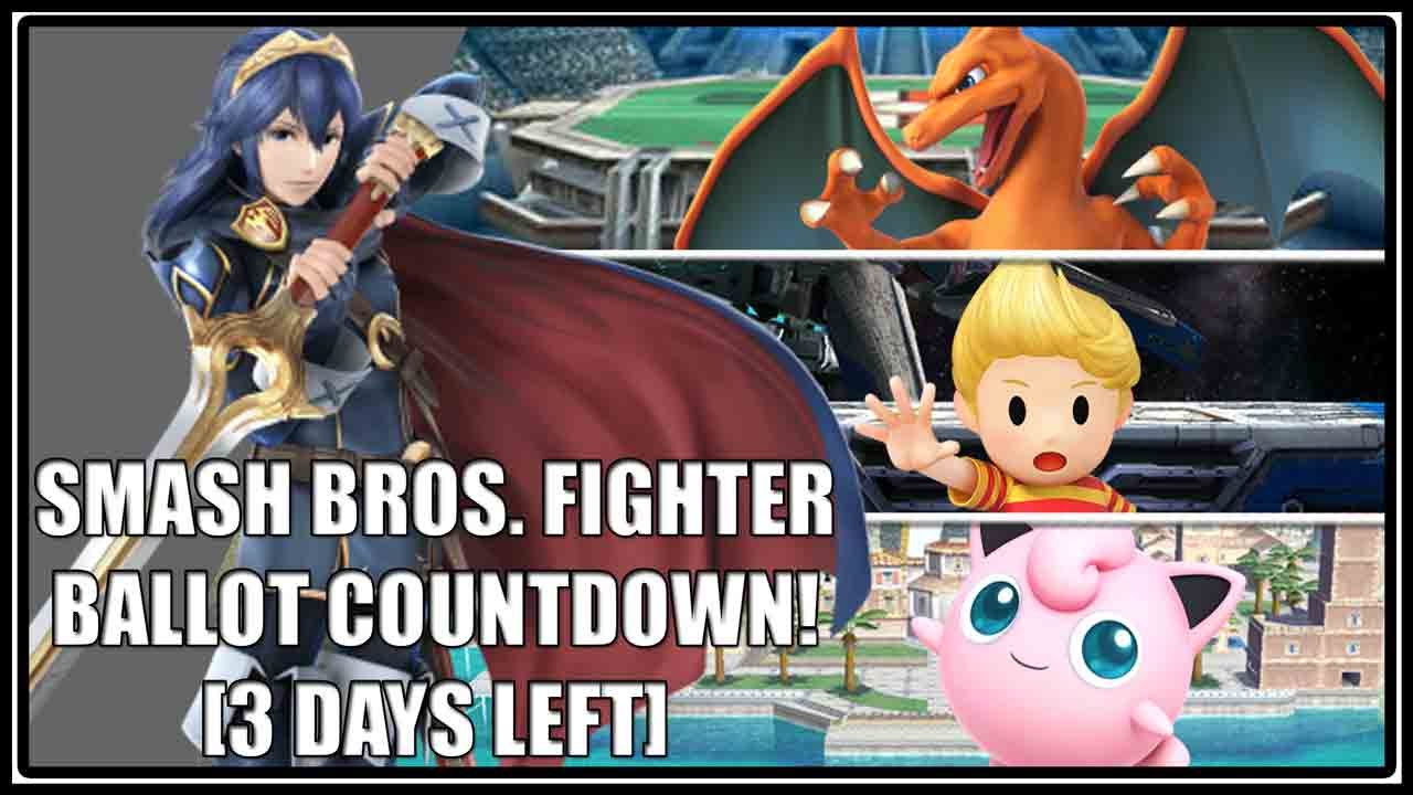 CatchTheseHands | Smash Bros. Fighter Ballot Countdown [3 Days Left ...