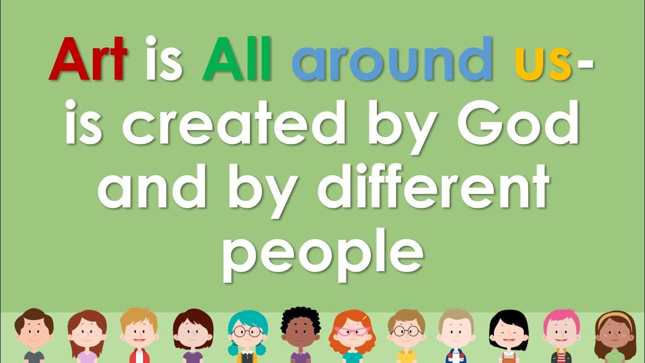 Art is All Around Us Grade 1 MELCS - YouTube