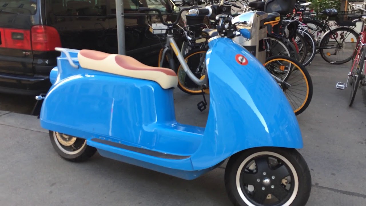 Lohner Elektroroller Prototyp gesichtet! - YouTube
