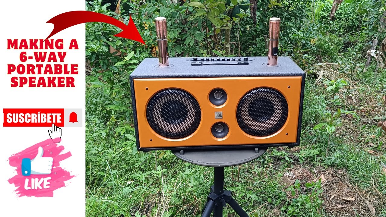 DIY high-quality portable karaoke speaker with 6 channels!! - YouTube