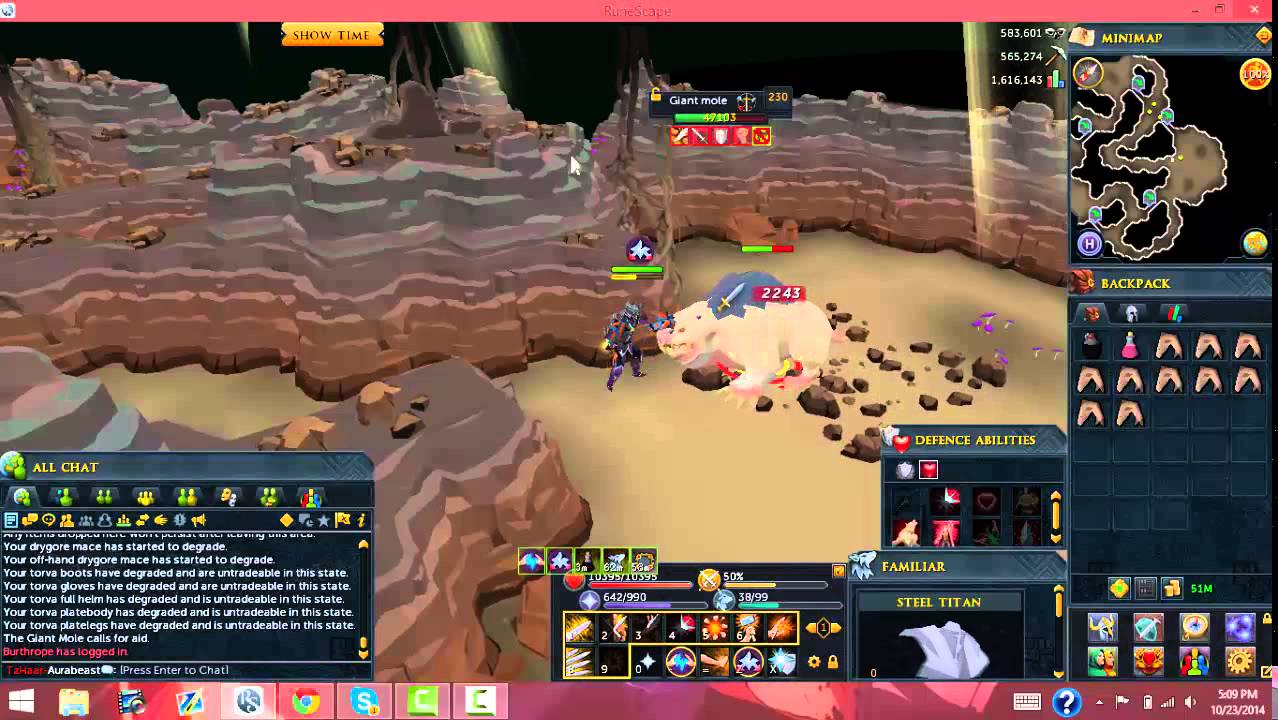 RuneScape - Giant Mole Guide - YouTube
