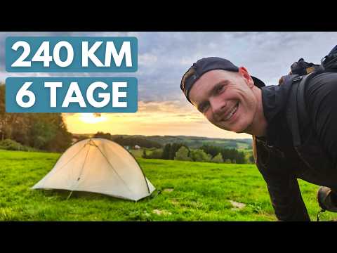 6 Tage mit Zelt durchs Bergische Land: 240 km Panoramasteig