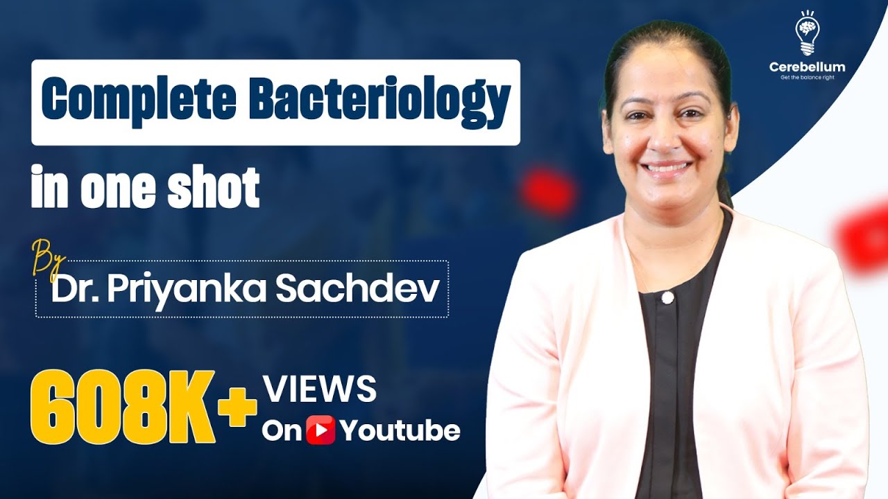 Complete Bacteriology in One Shot by Dr. Priyanka Sachdev | Cerebellum ...