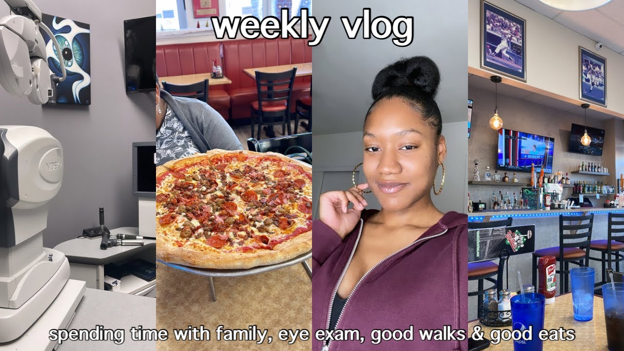weekly vlog | 2023 reflection, spending time w. family, eye exam, good walks & good eats! - YouTube