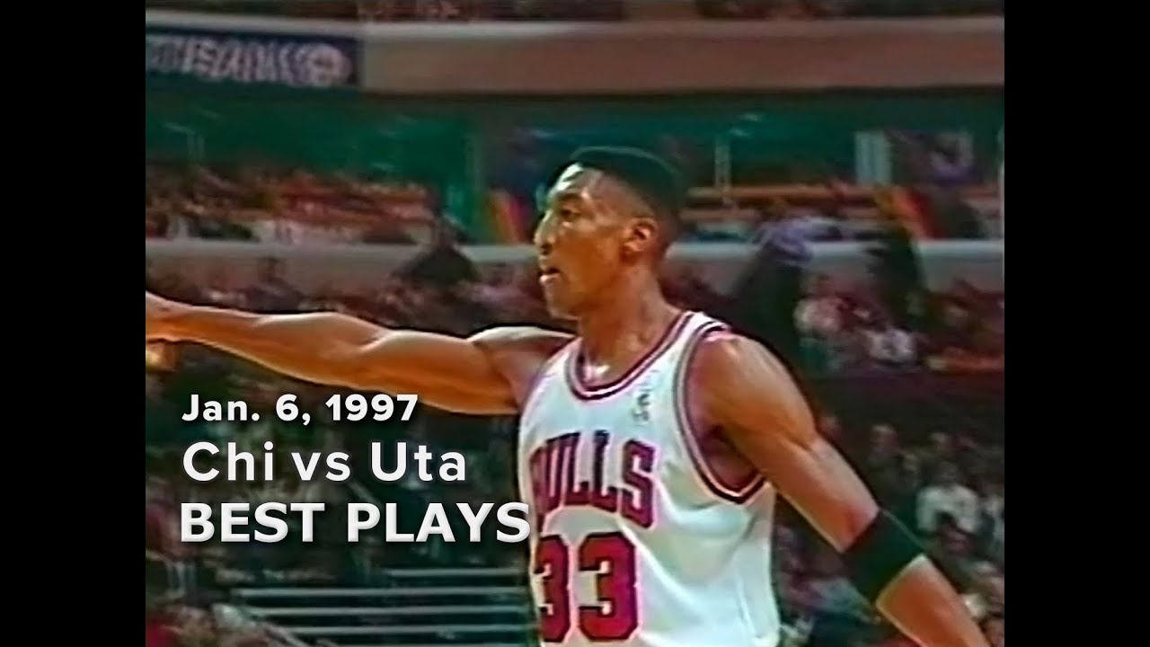 January 6, 1997 Bulls vs Jazz best plays - YouTube
