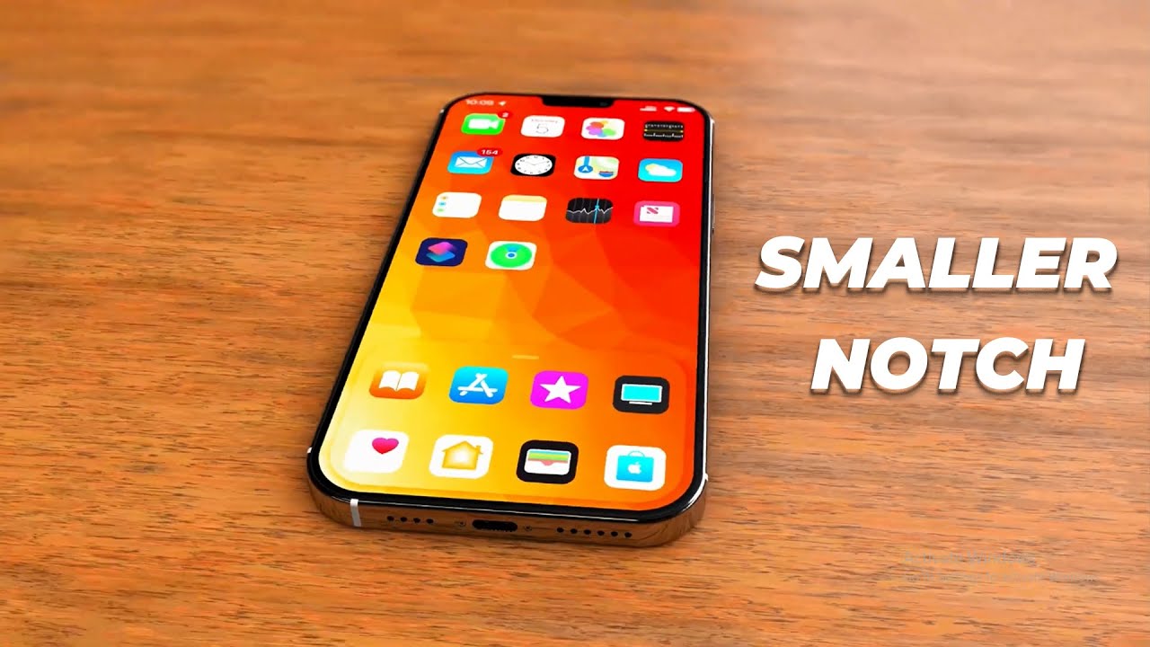 iPhone 12 Pro max 5g icons show off smaller notch - YouTube
