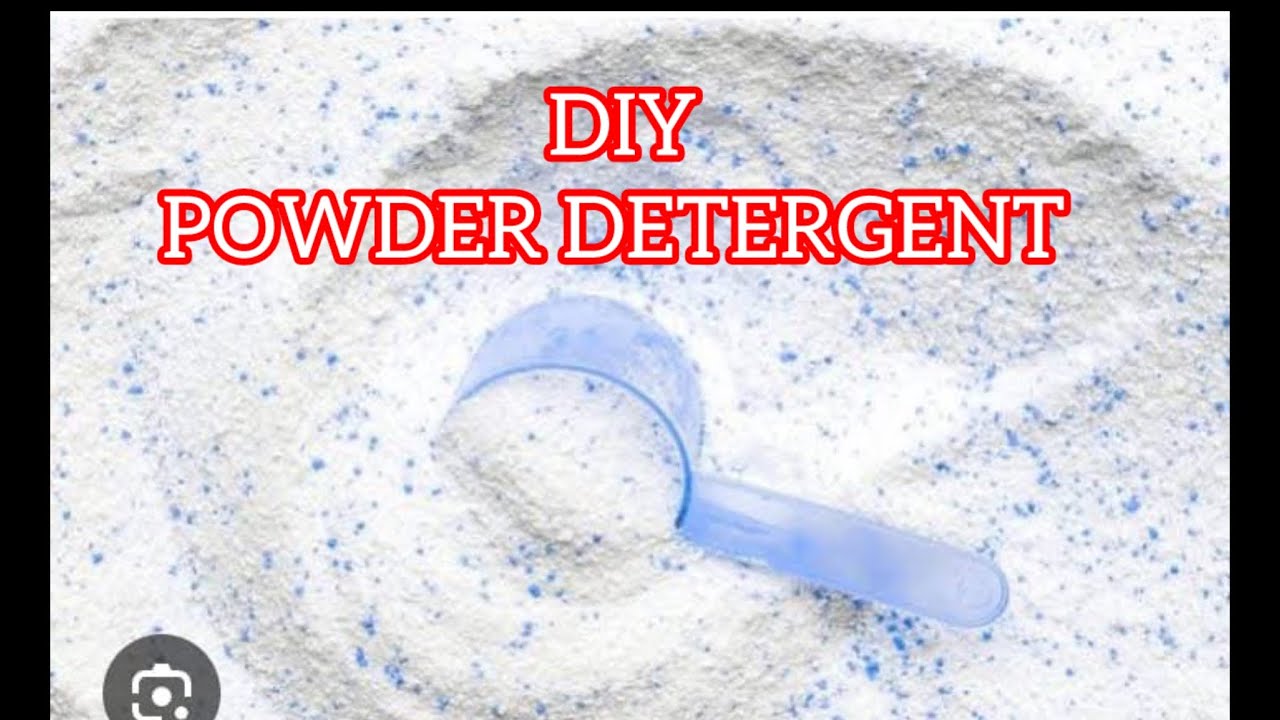 How to Make Powdered Detergent at Home - YouTube