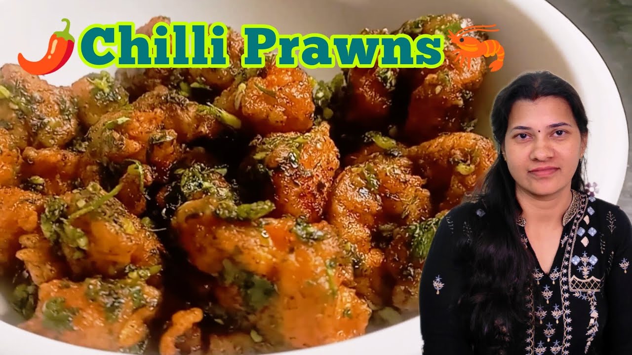 Chilli Prawns | Crispy Prawn Variety | Best Snack - YouTube