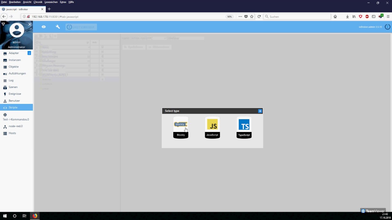 ioBroker - Blockly Grundlagen - YouTube