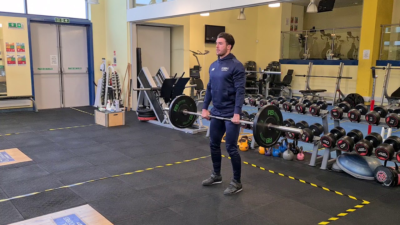 Olympic Lifting - Jump Shrug - YouTube