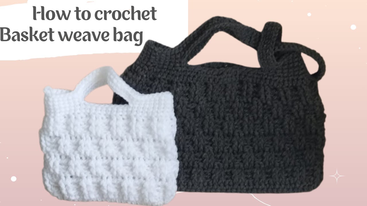 Basket wave crochet bag #crochetbag #crochetbagtutorial # ...