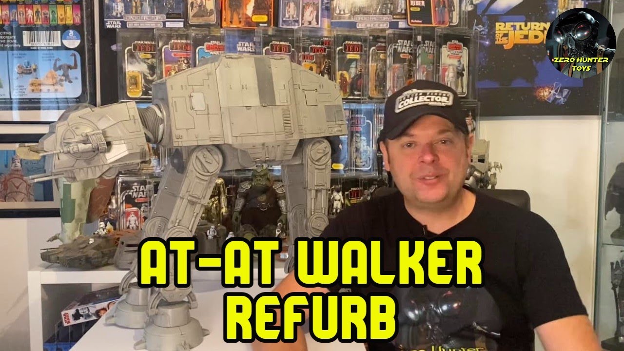 Star Wars The Vintage Collection AT-AT Walker Refurb and Custom ...